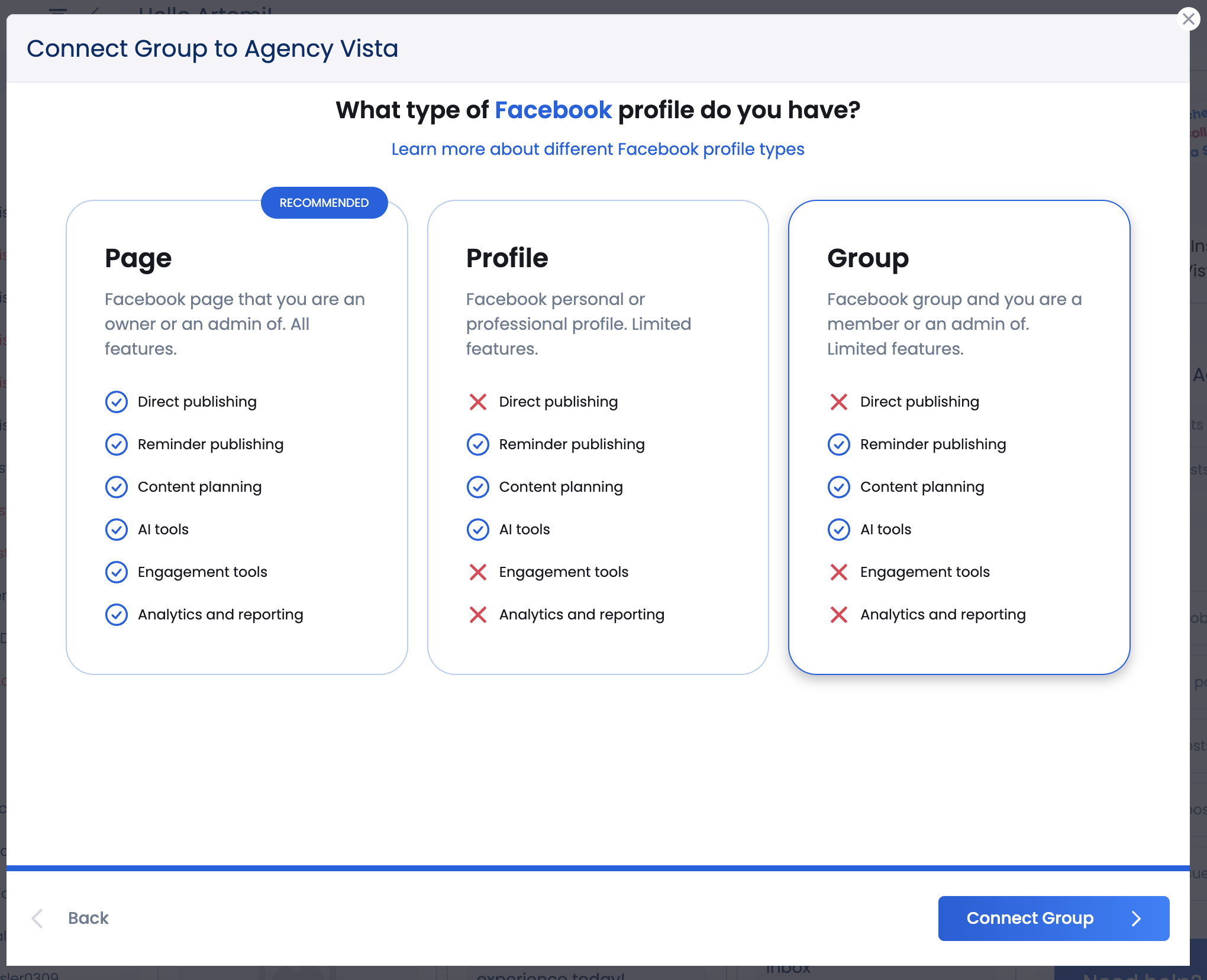 Facebook profile types explained: Pages, Groups, Personal – Vista Social