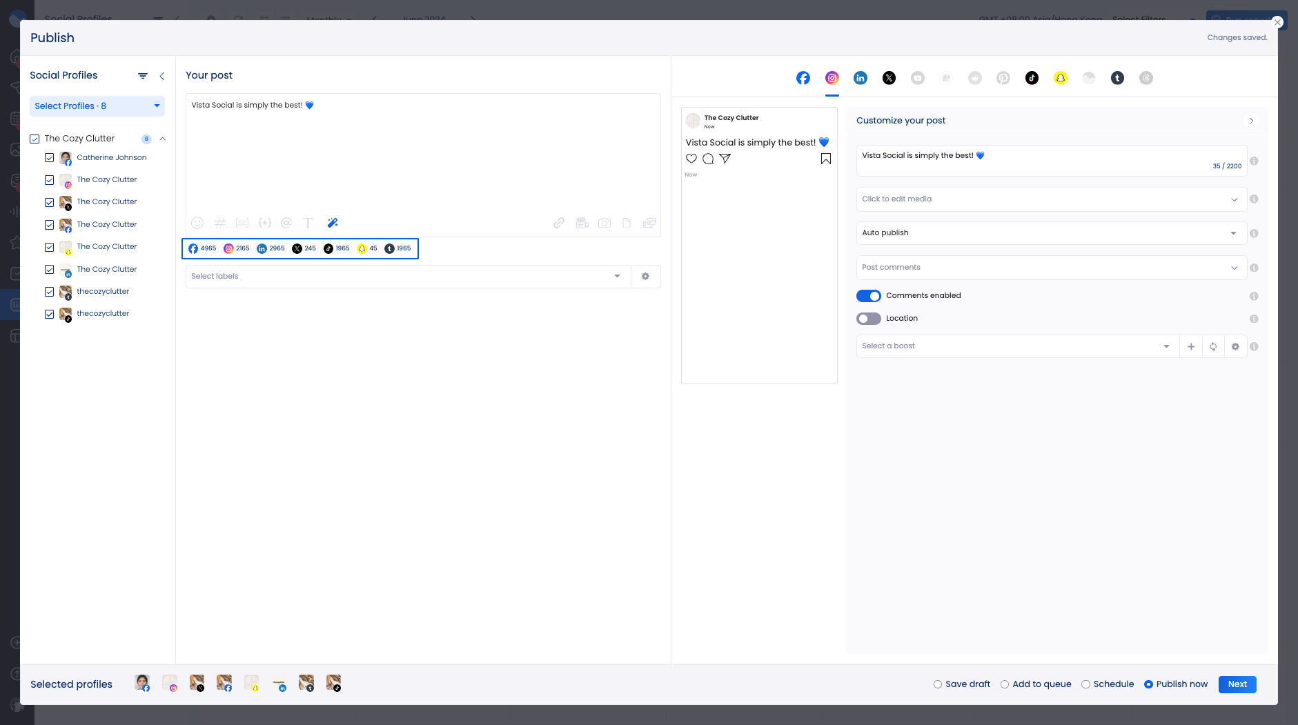 Character limits for each social network – Vista Social