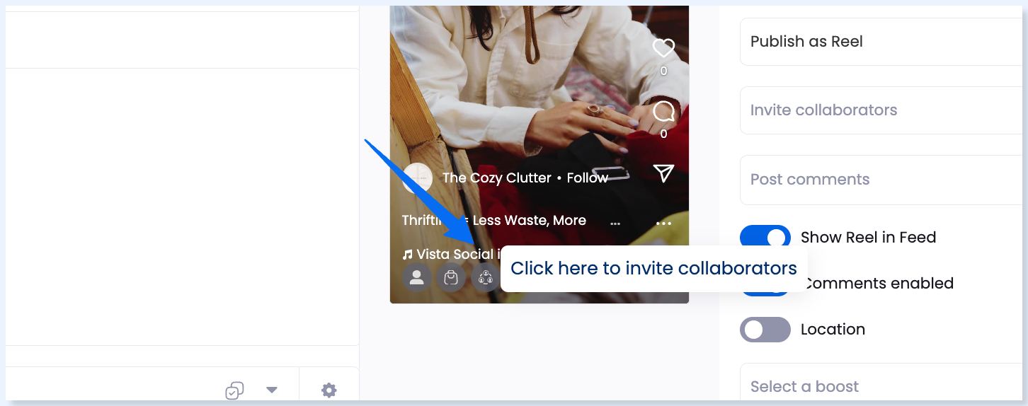 Scheduling Instagram collaboration posts with Vista Social – Vista Social