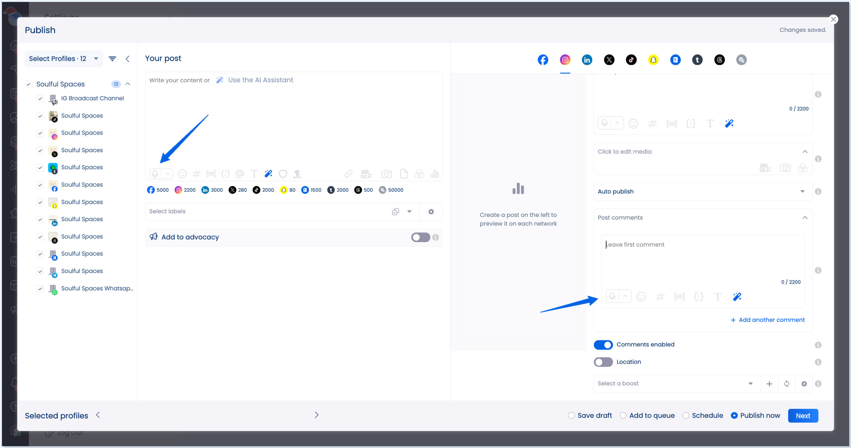 How to use voice dictation (speech-to-text) in Vista Social – Vista Social